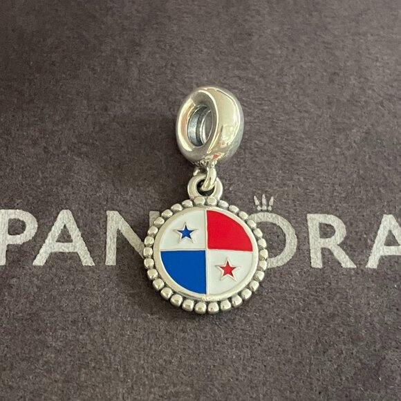Pandora | Jewelry | Pandora Panama Flag Exclusive Charm | Poshmark